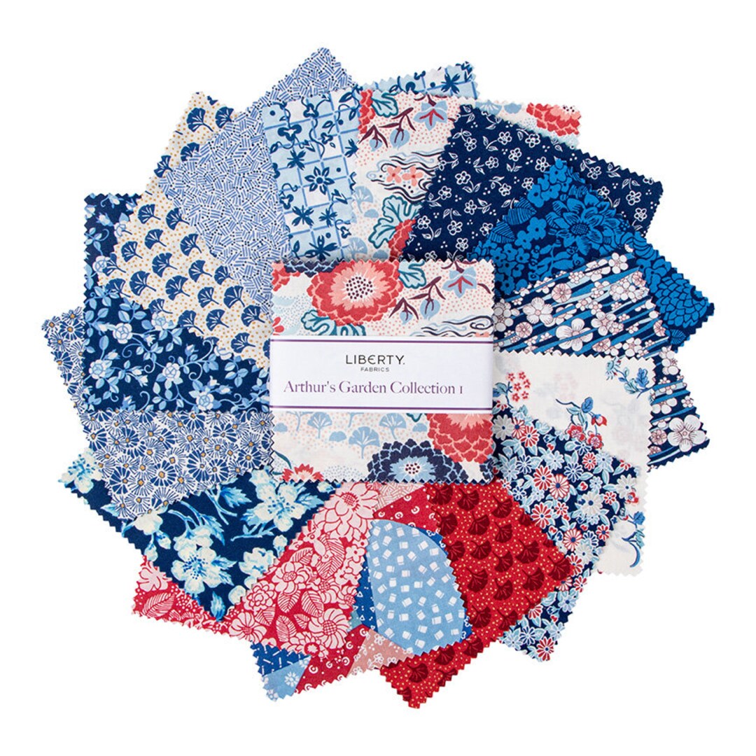 Liberty Arthur's Garden Collection 1 5" Stacker (5-larthur1-42) by Liberty Fabrics for Riley ...