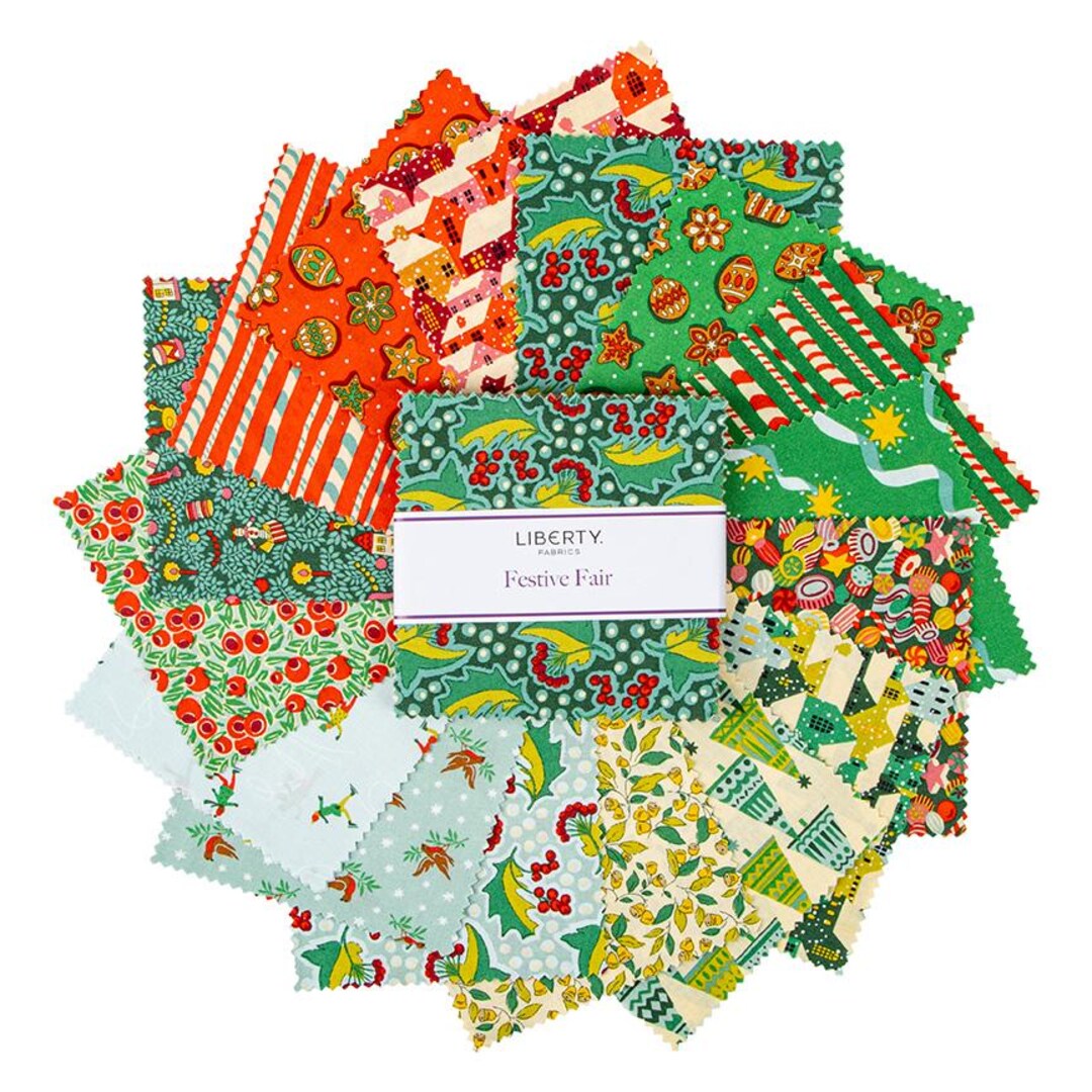 Liberty Festive Fair 5" Stacker (5-lfestive-42) by Liberty Fabrics for ...