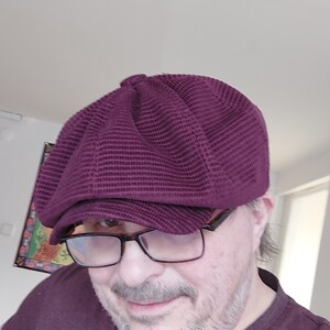 Burgundy Corduroy Cap - Etsy