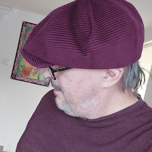 Burgundy Corduroy Cap - Etsy