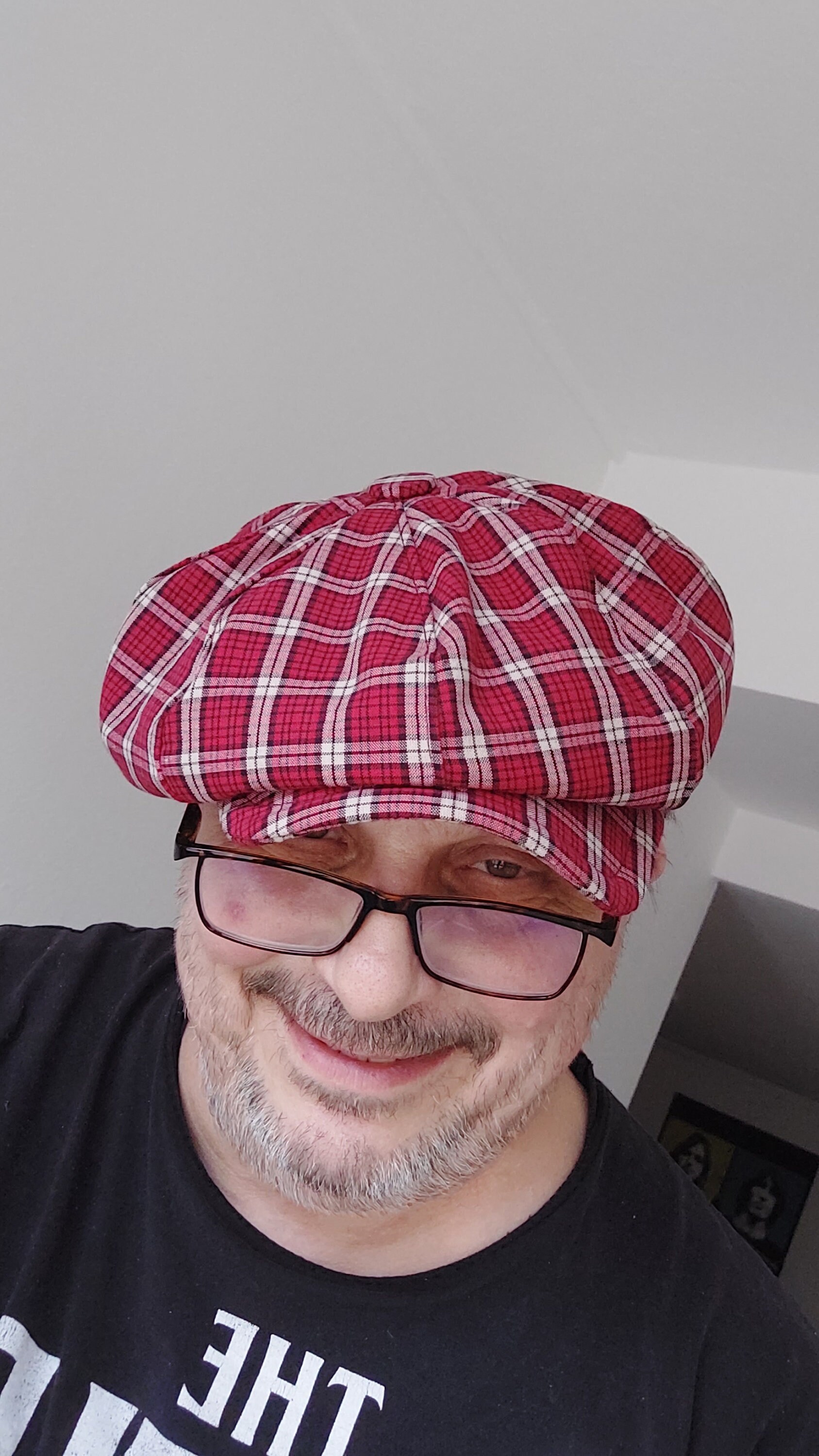 Red Checkered Cap, Three Sizes - Etsy