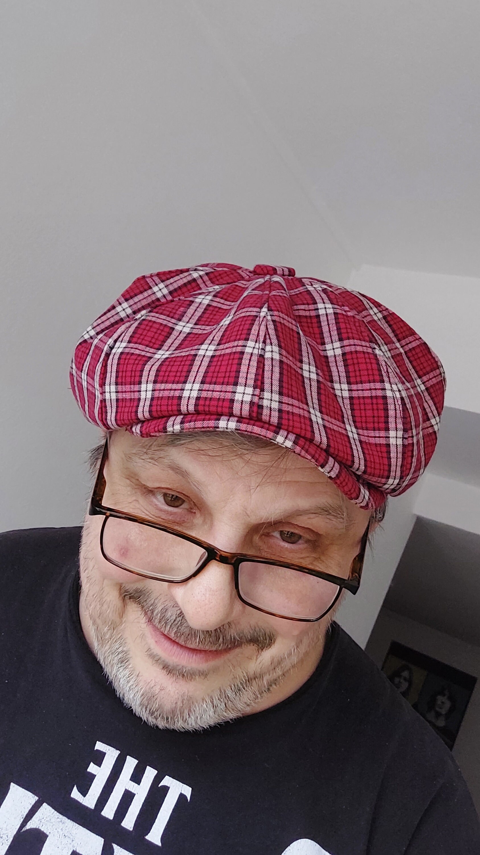 Red Checkered Cap, Three Sizes - Etsy