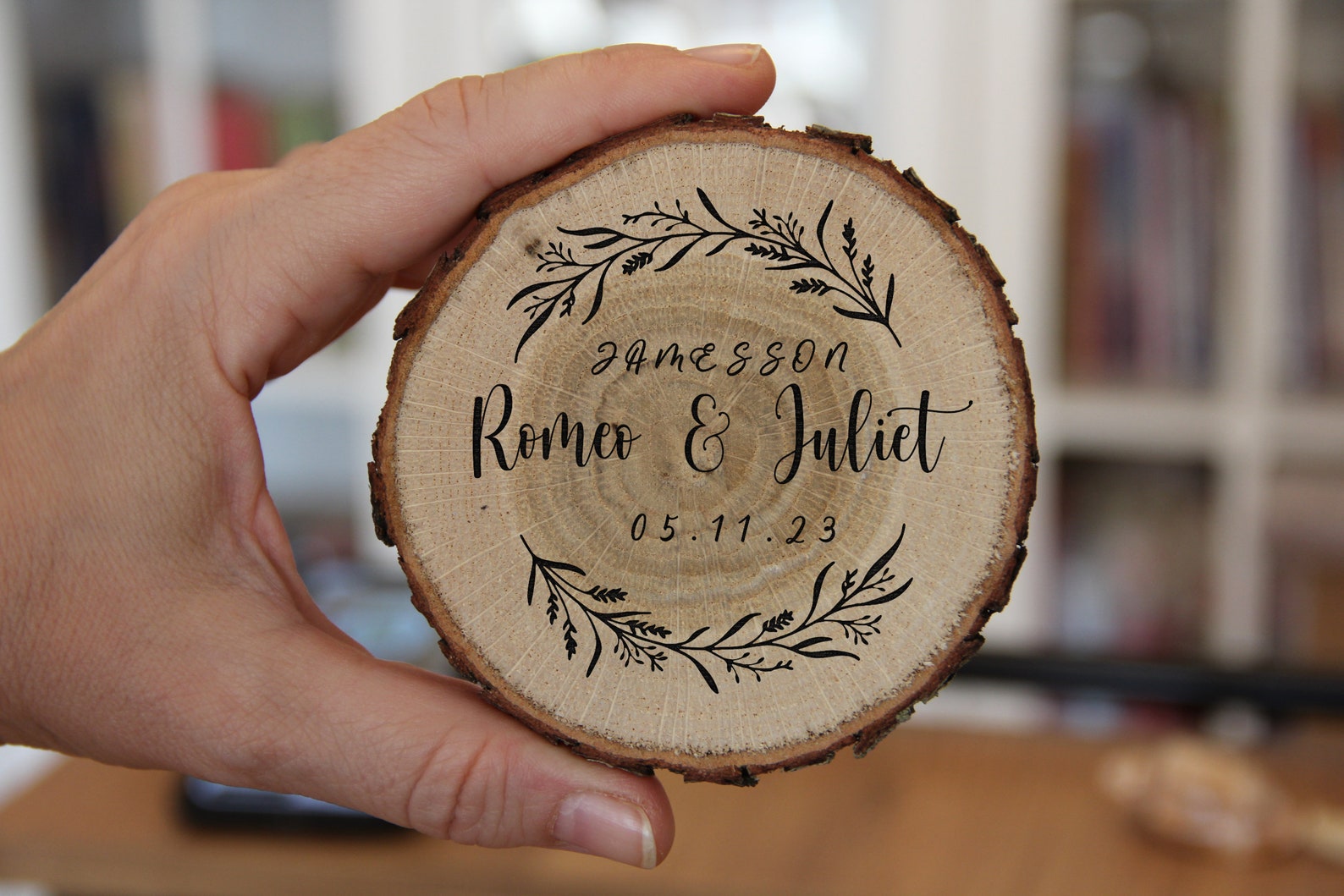 Wedding Coaster Favors, Wedding Coasters Wood Personalized, Wedding ...