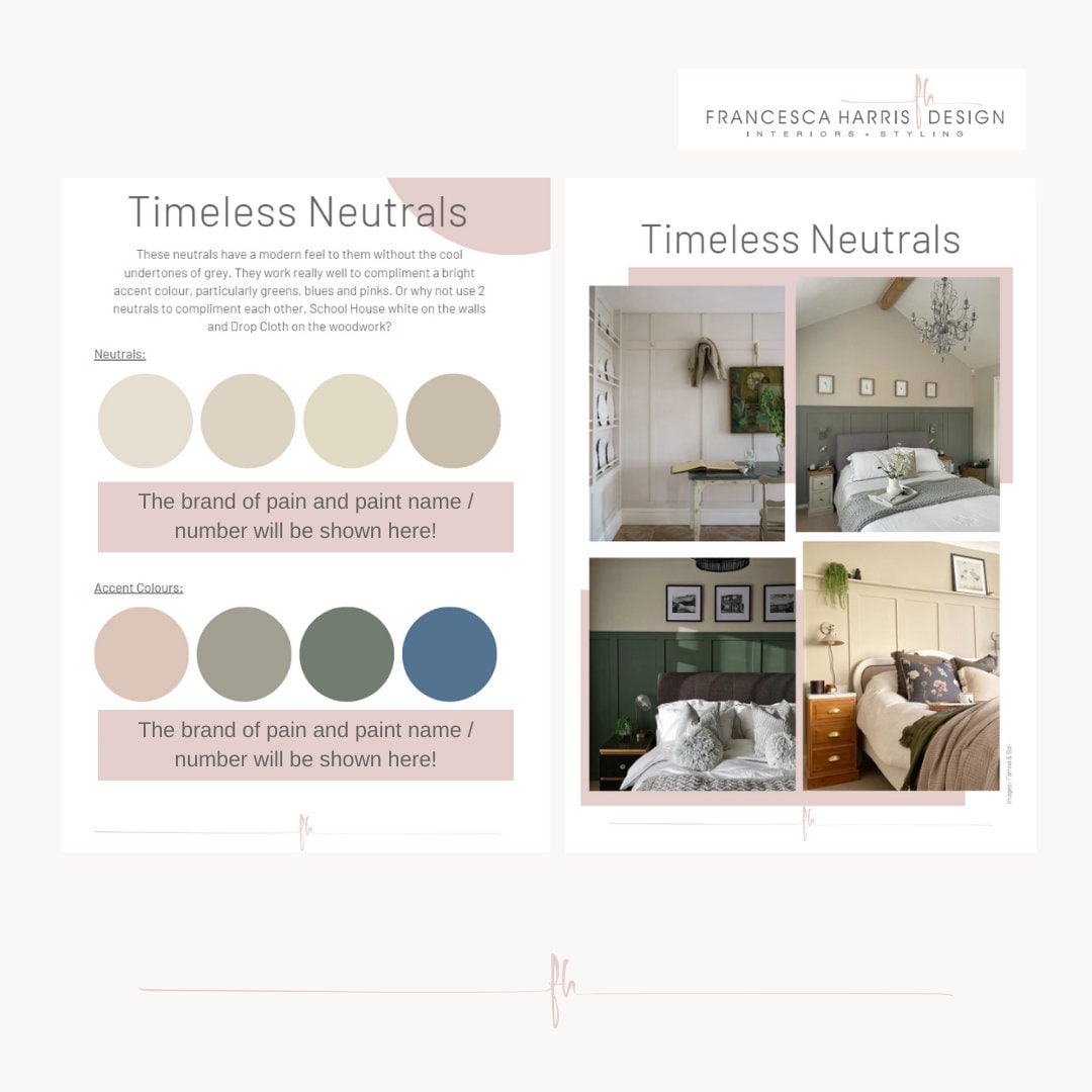 Ready To-go Colour Schemes - UK Brands 4 Schemes! - Etsy