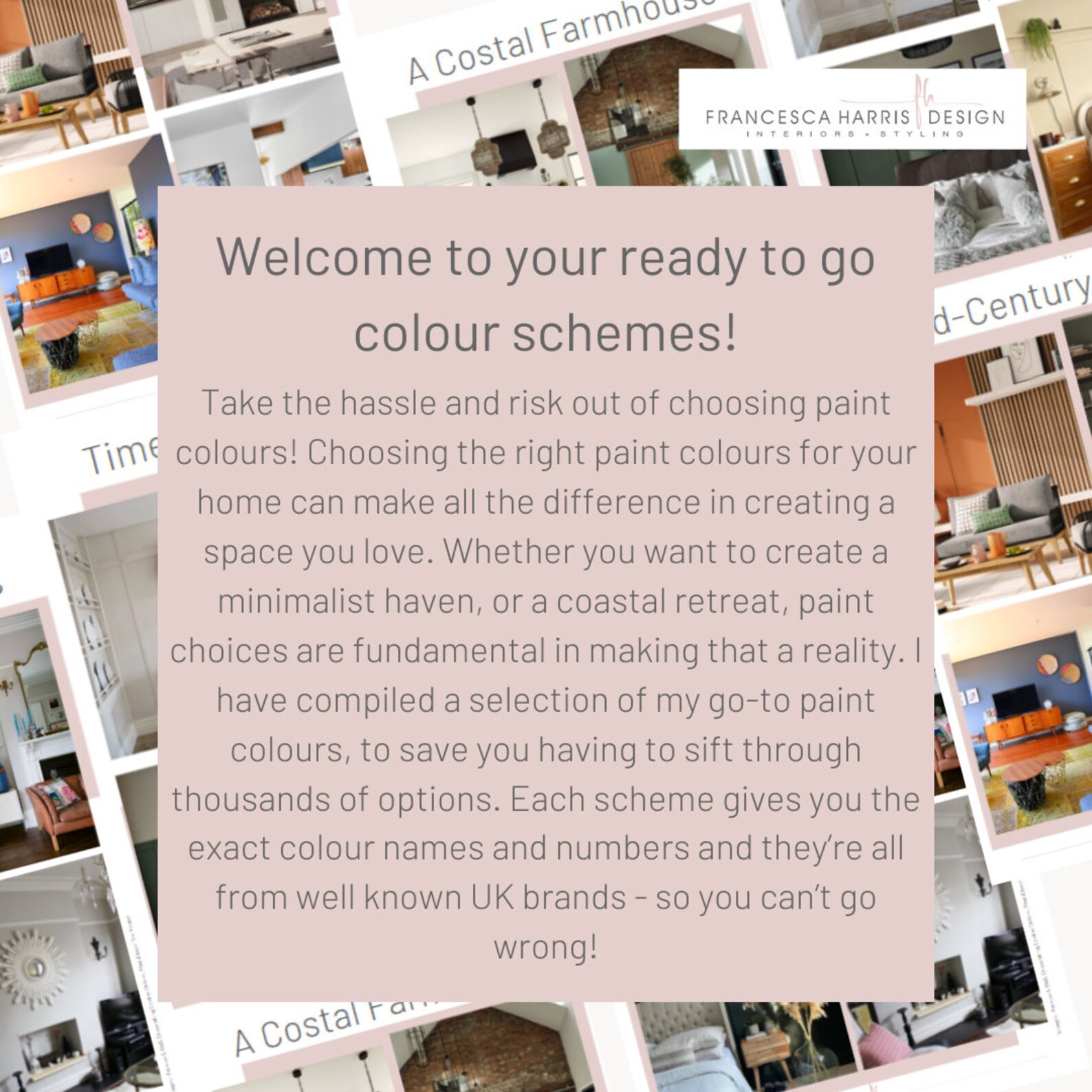 Ready To-go Colour Schemes - UK Brands 4 Schemes! - Etsy