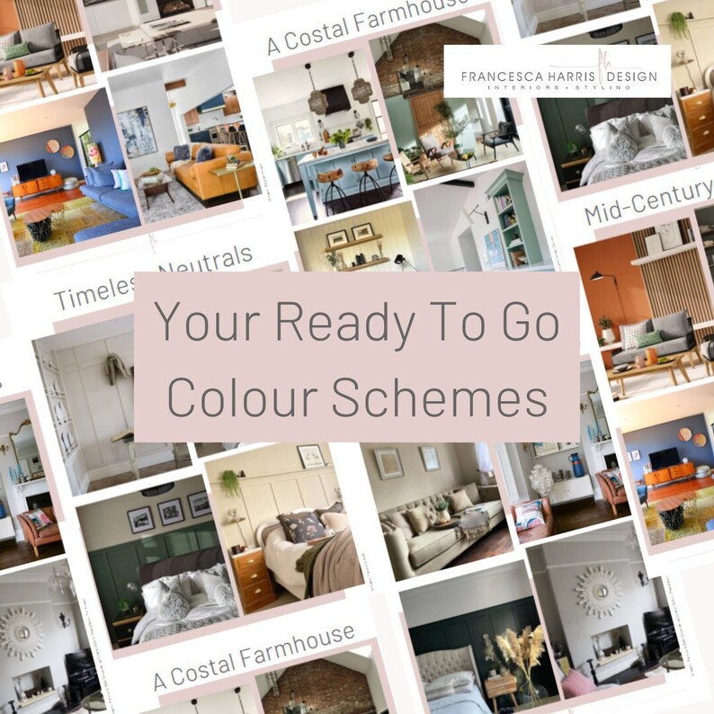 Ready To-go Colour Schemes - UK Brands 4 Schemes! - Etsy