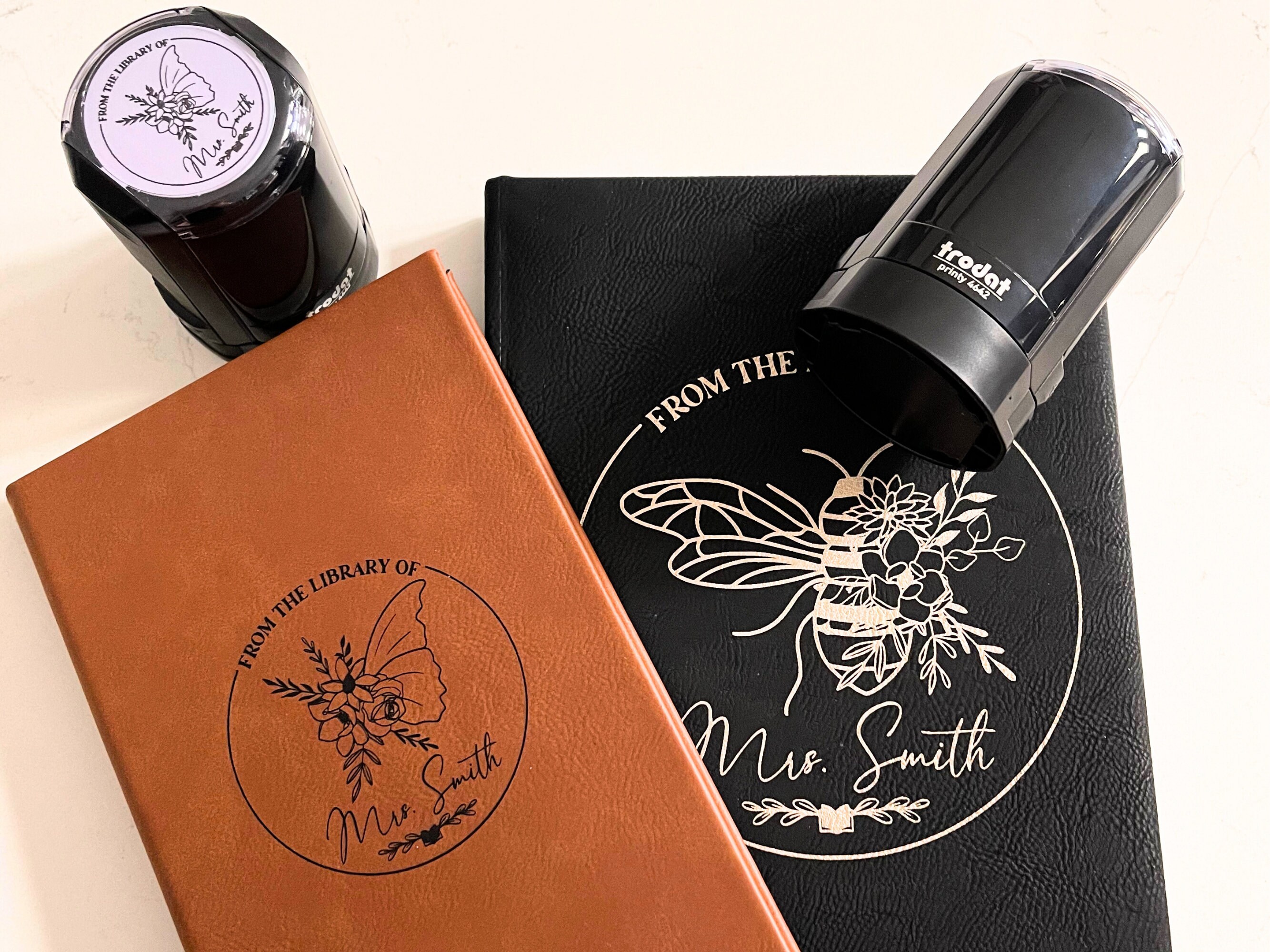 Personal Library, Custom Library Stamp, This Book Belongs To, Custom ...