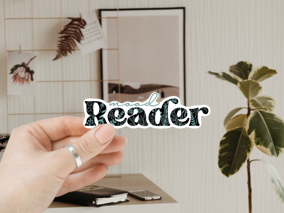 Mood Reader Sticker, Book Lover Sticker, Kindle Stickers, Booktok ...