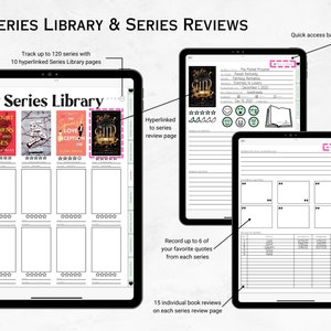 Digital Reading Journal, Book Review & Reading Tracker, Goodnotes ...