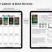 Digital Reading Journal, Book Review & Reading Tracker, Goodnotes ...