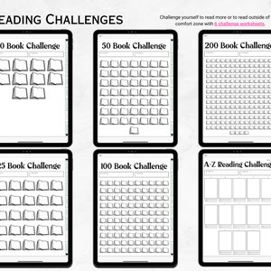 Digital Reading Journal, Book Review & Reading Tracker, Goodnotes ...