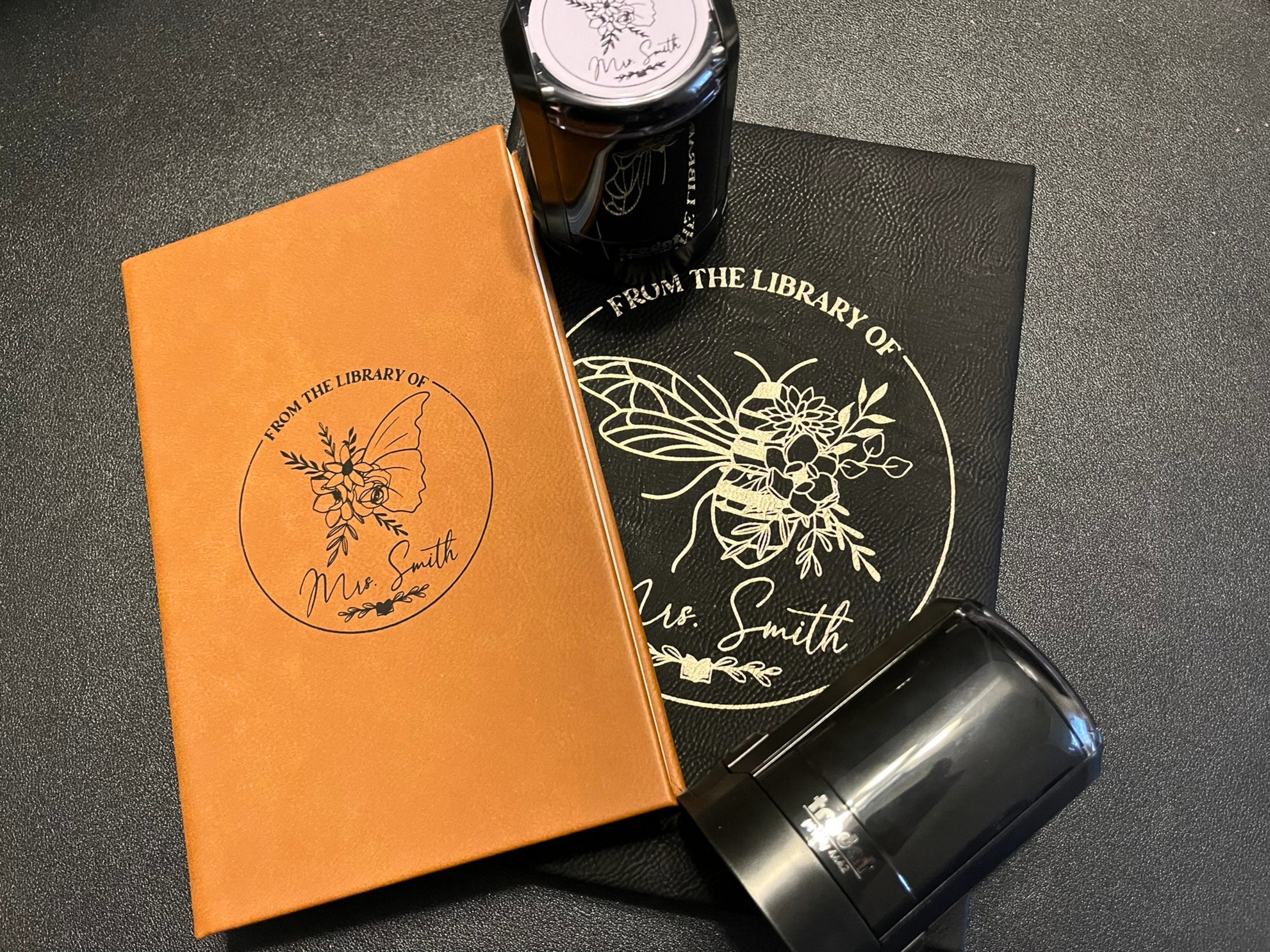Personal Library, Custom Library Stamp, This Book Belongs To, Custom ...