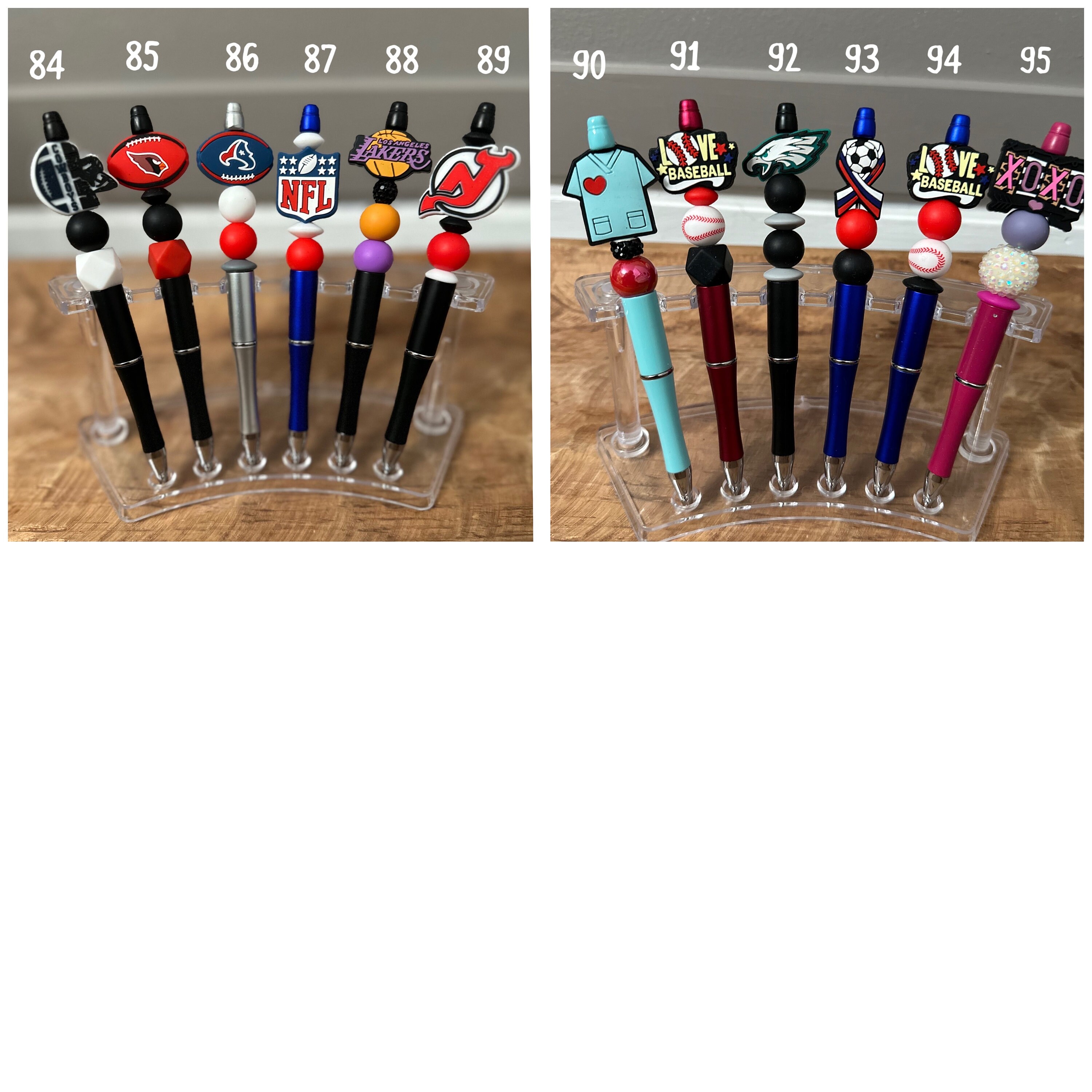 Custom Beaded Focal Pens Beaded Pens Fun Pens Focal Pens - Etsy
