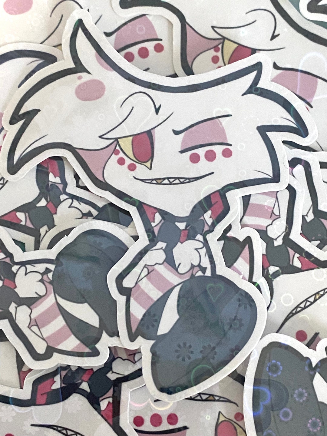 Hazbin Hotel Angel Dust Sticker - Etsy