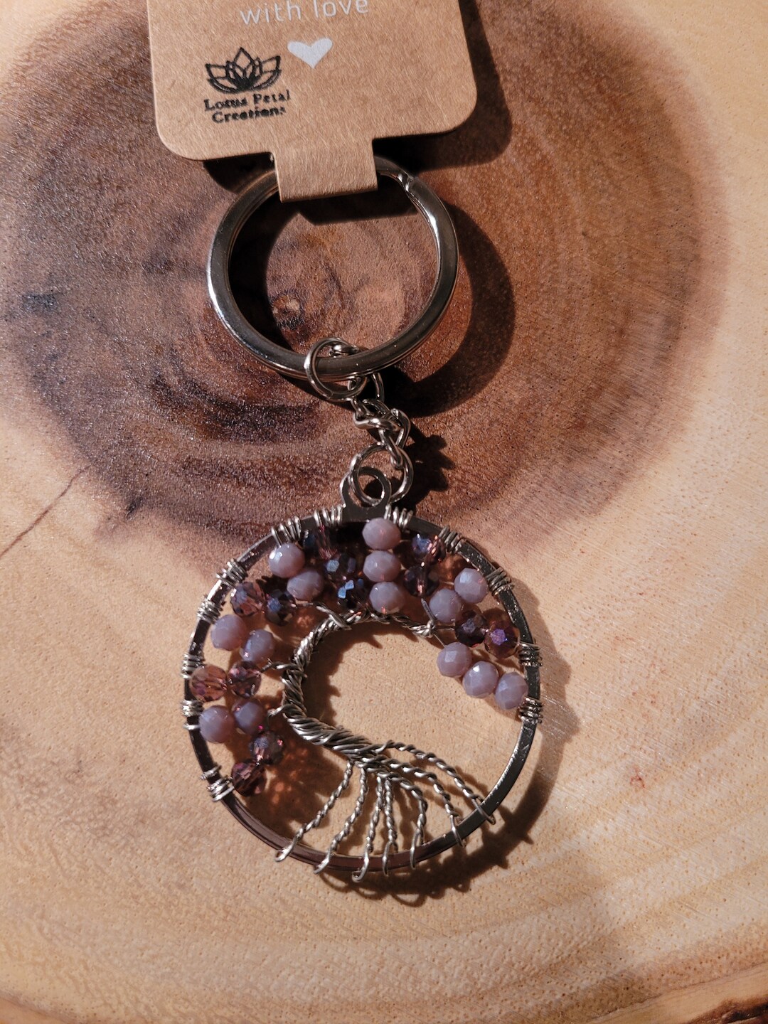 Handmade Tree of Life Keychains - Etsy