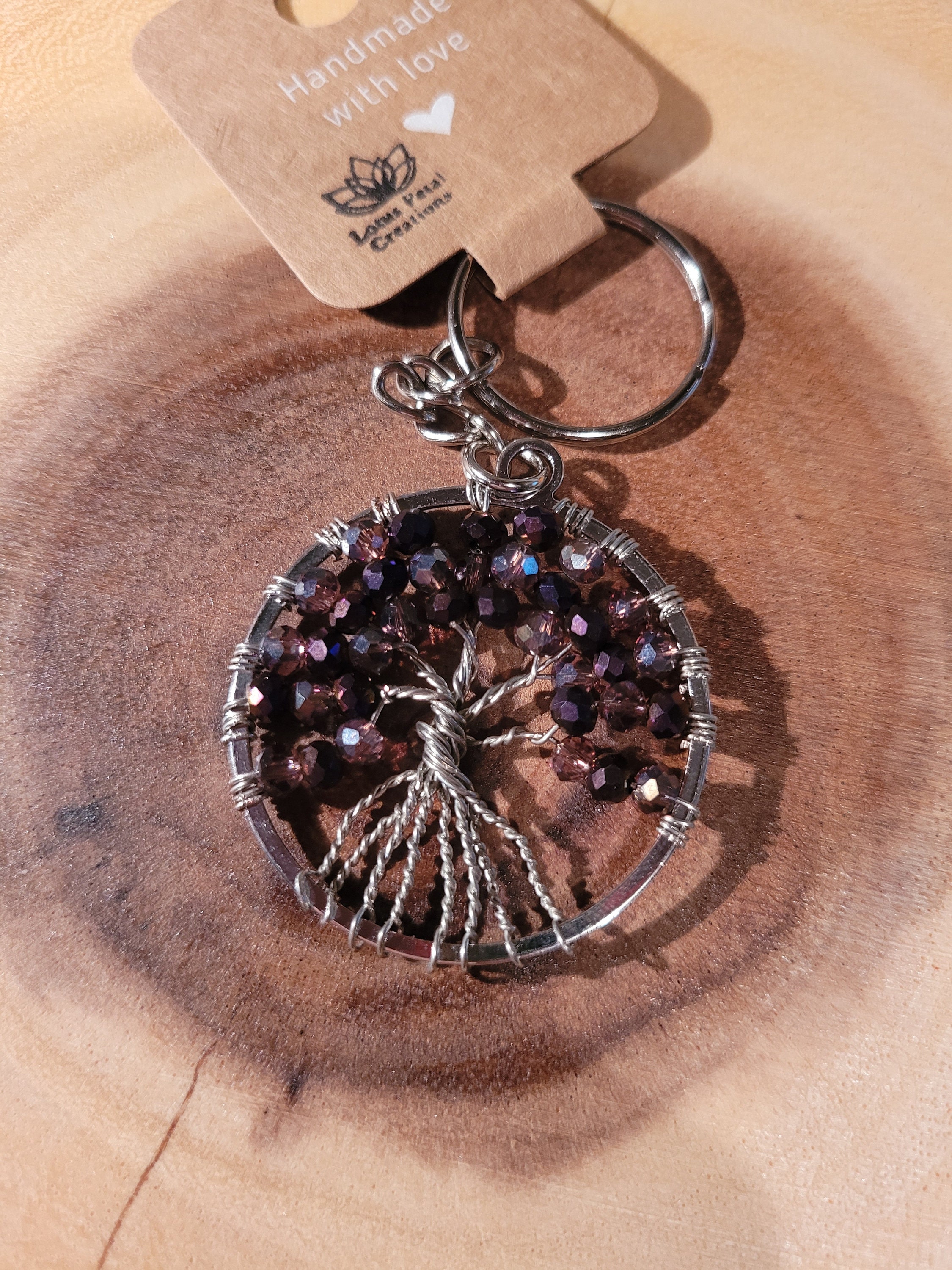Handmade Tree of Life Keychains - Etsy