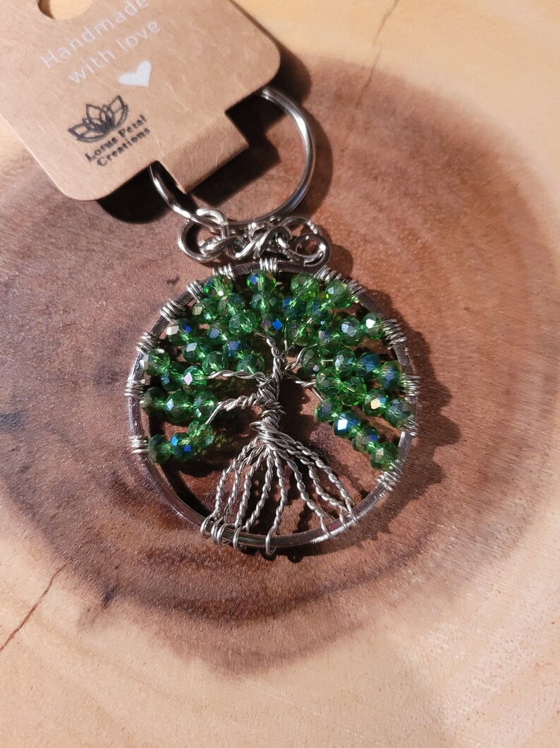 Handmade Tree of Life Keychains - Etsy