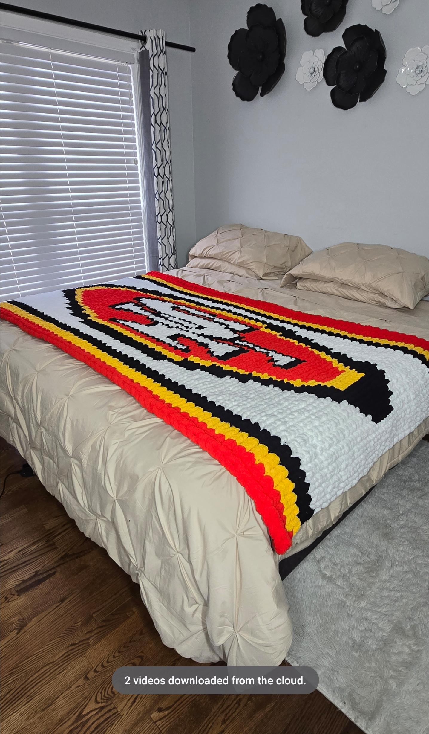 San Francisco 49ers Chunky Blanket Pattern, "pattern DOWNLOAD Only" - Etsy