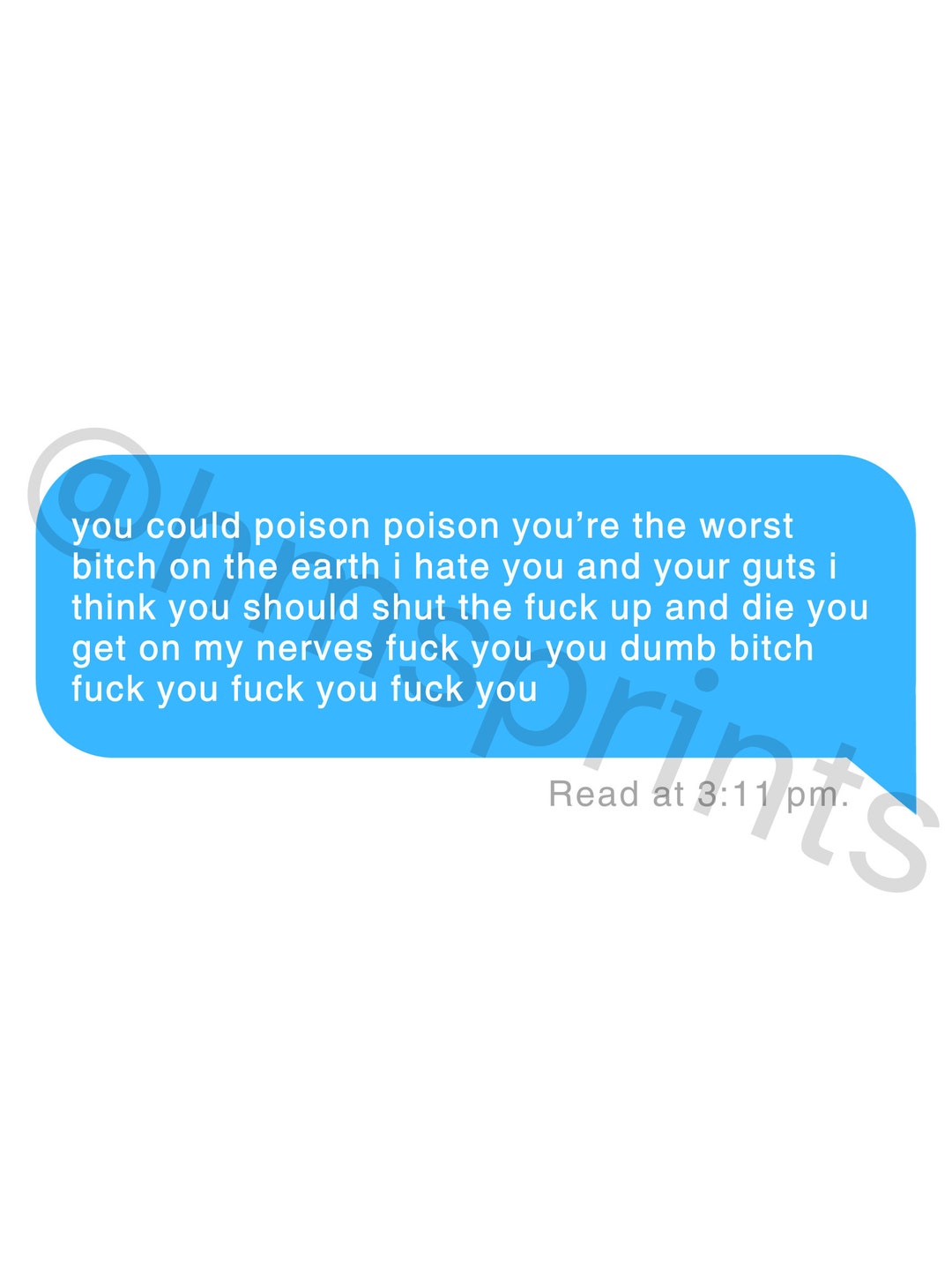 Reneé Rapp poison Poison Text/imessage-inspired - Etsy Canada