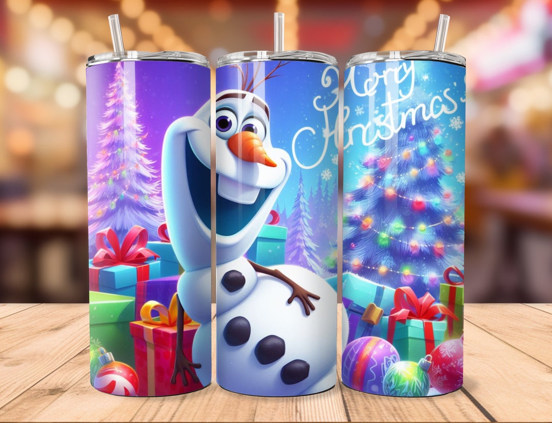 Christmas PNG Tumbler Wrap 20 Oz Olaf Merry Christmas - Etsy