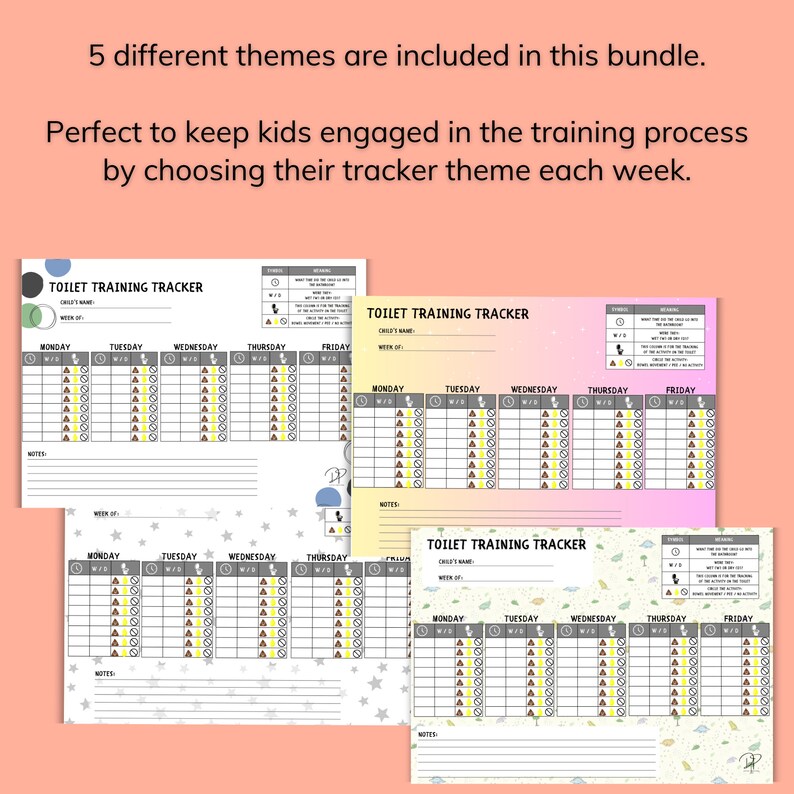 Schedule-based Toilet Training Tracker (5 Day) - for Families With ...