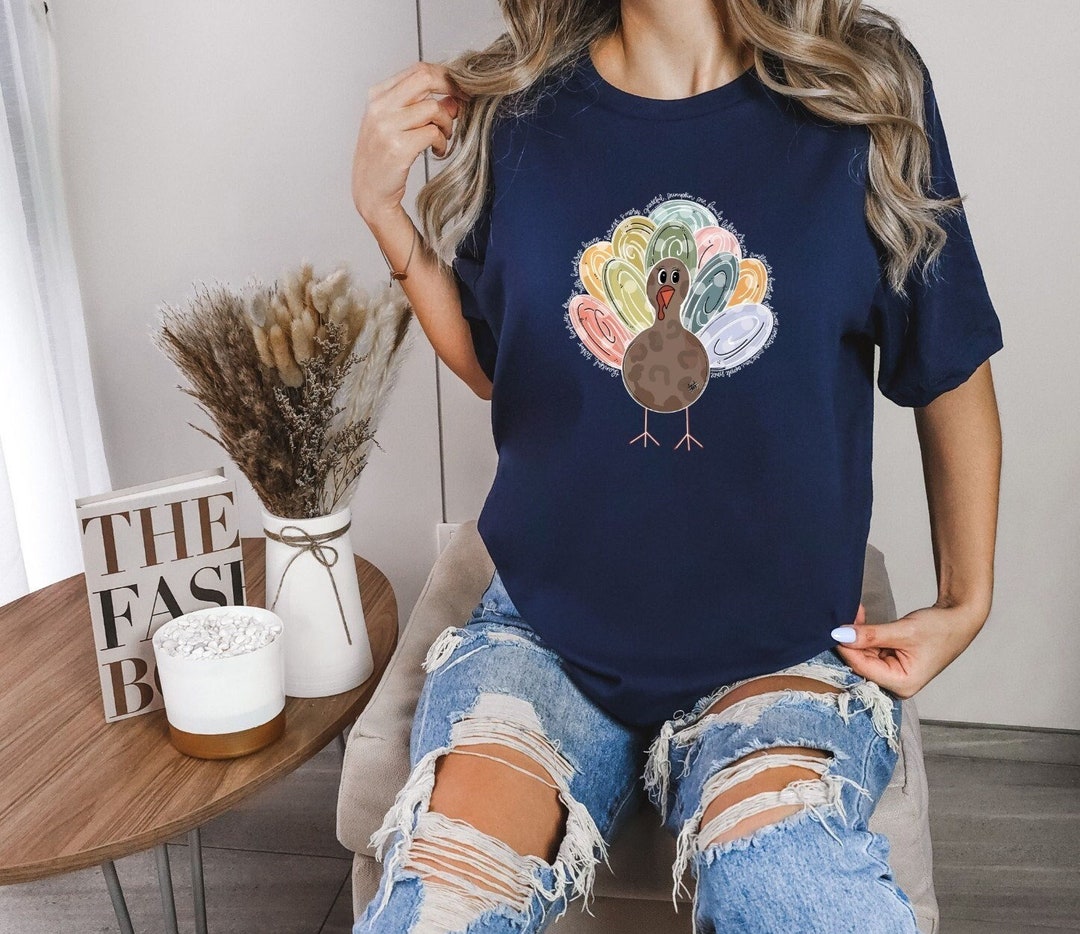 Cute Turkey Shirt Thanksgiving Turkey Shirt Thanksgiving - Etsy