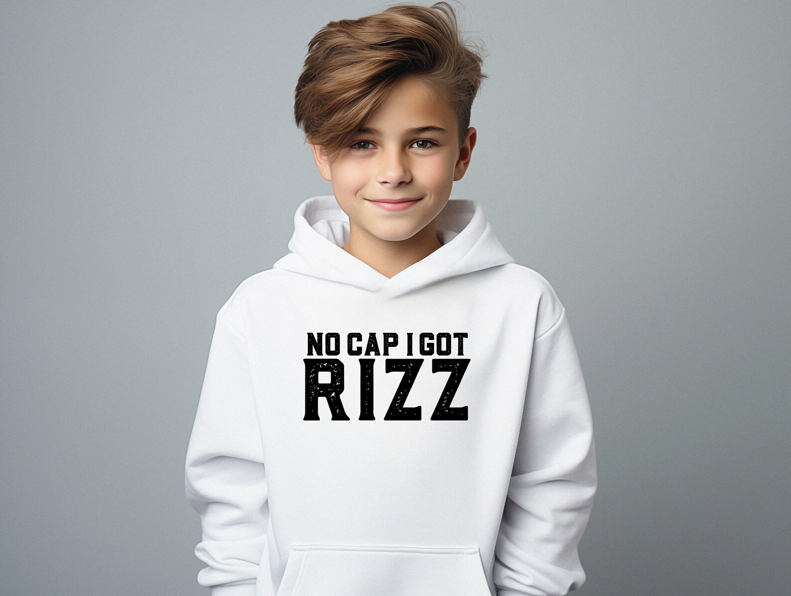 No Cap I Got Rizz Teen Gen Z Middle School Funny Slang Hoodie ...