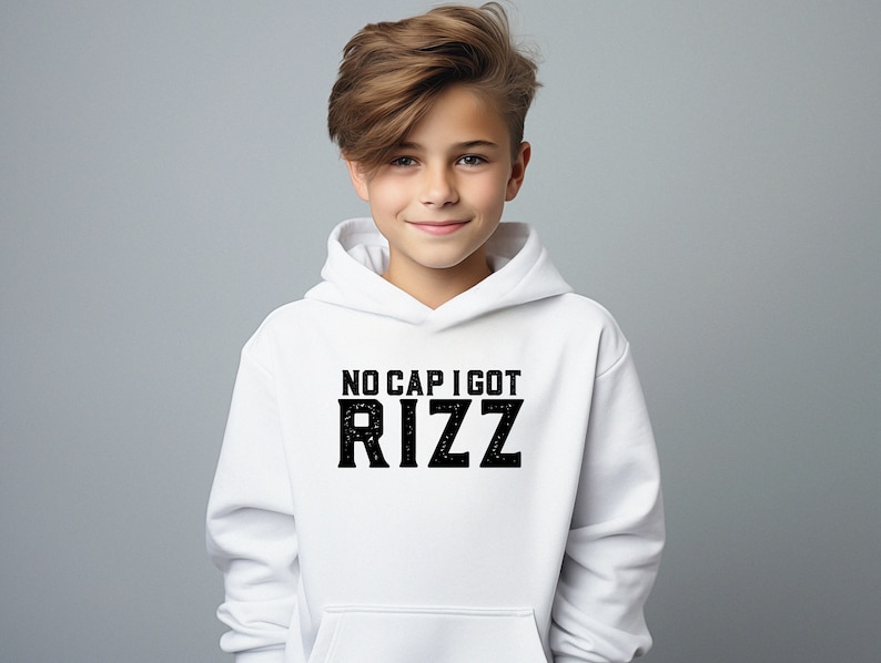 No Cap I Got Rizz Teen Gen Z Middle School Funny Slang Hoodie ...