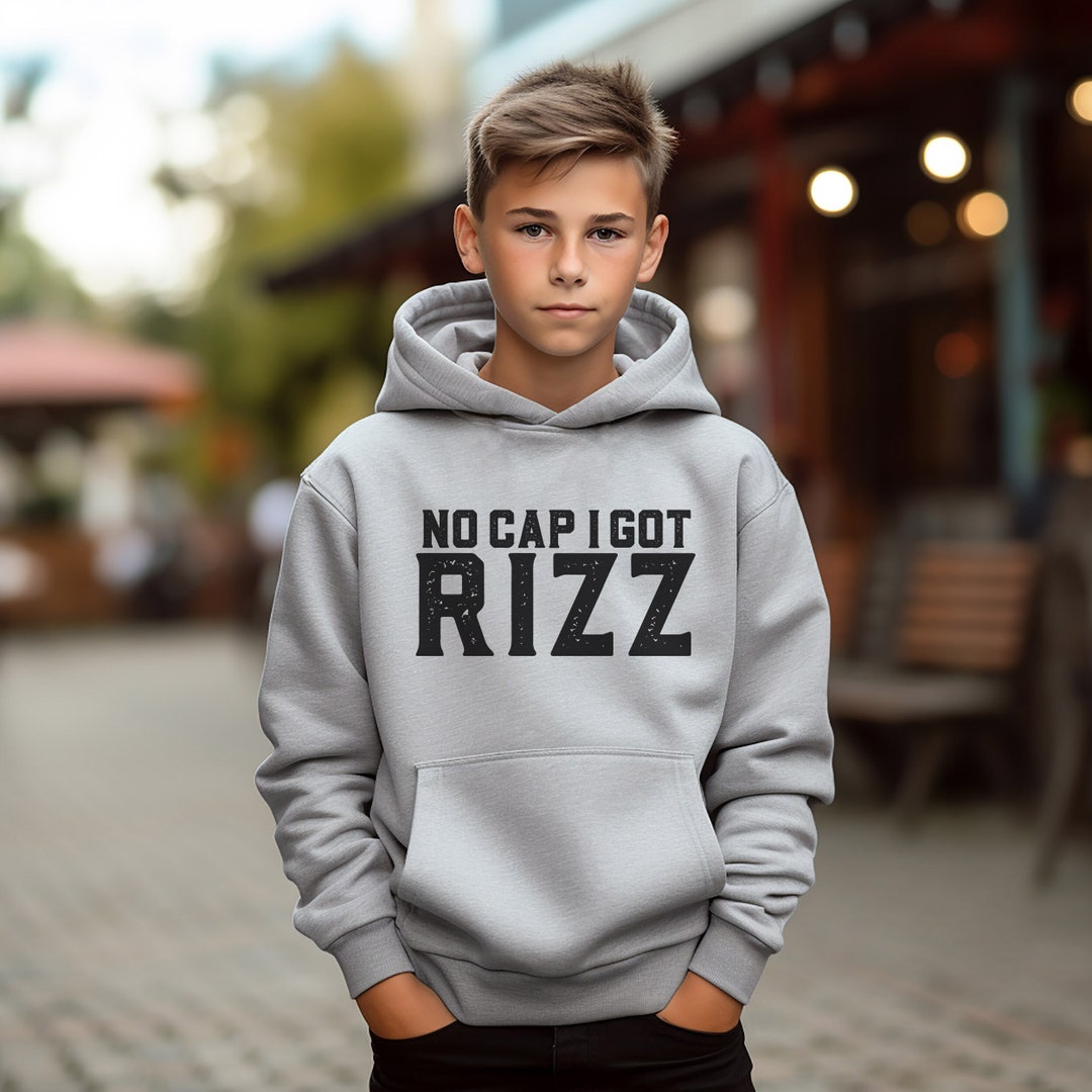 No Cap I Got Rizz Funny Teen Slang Hoodie for Boys and Girls - Etsy