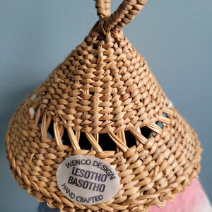 African Doll Handmade, Lesotho Basotho Design, Vintage Felt Doll ...