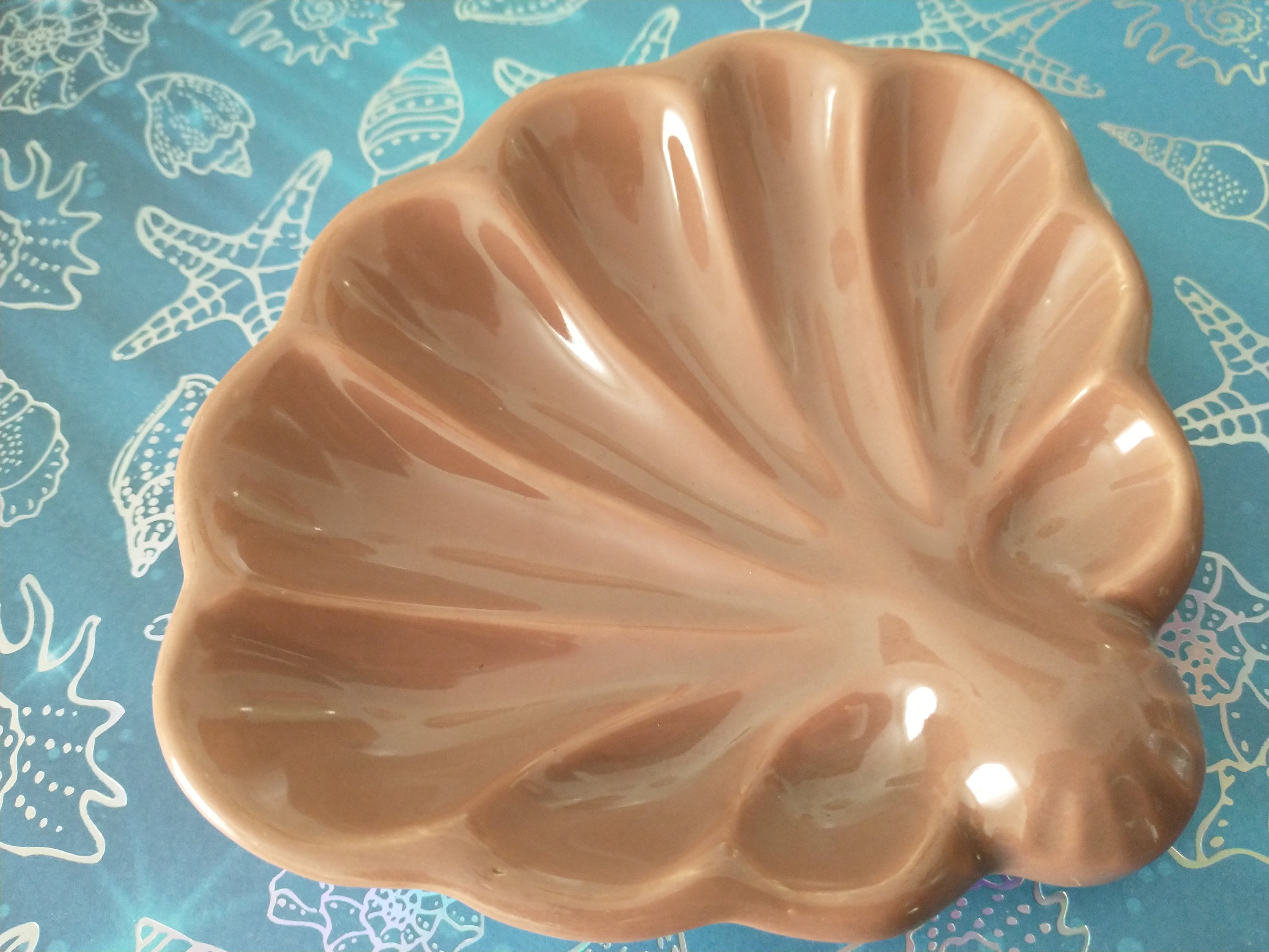 Vintage Mid Century Seashell Dish - Etsy