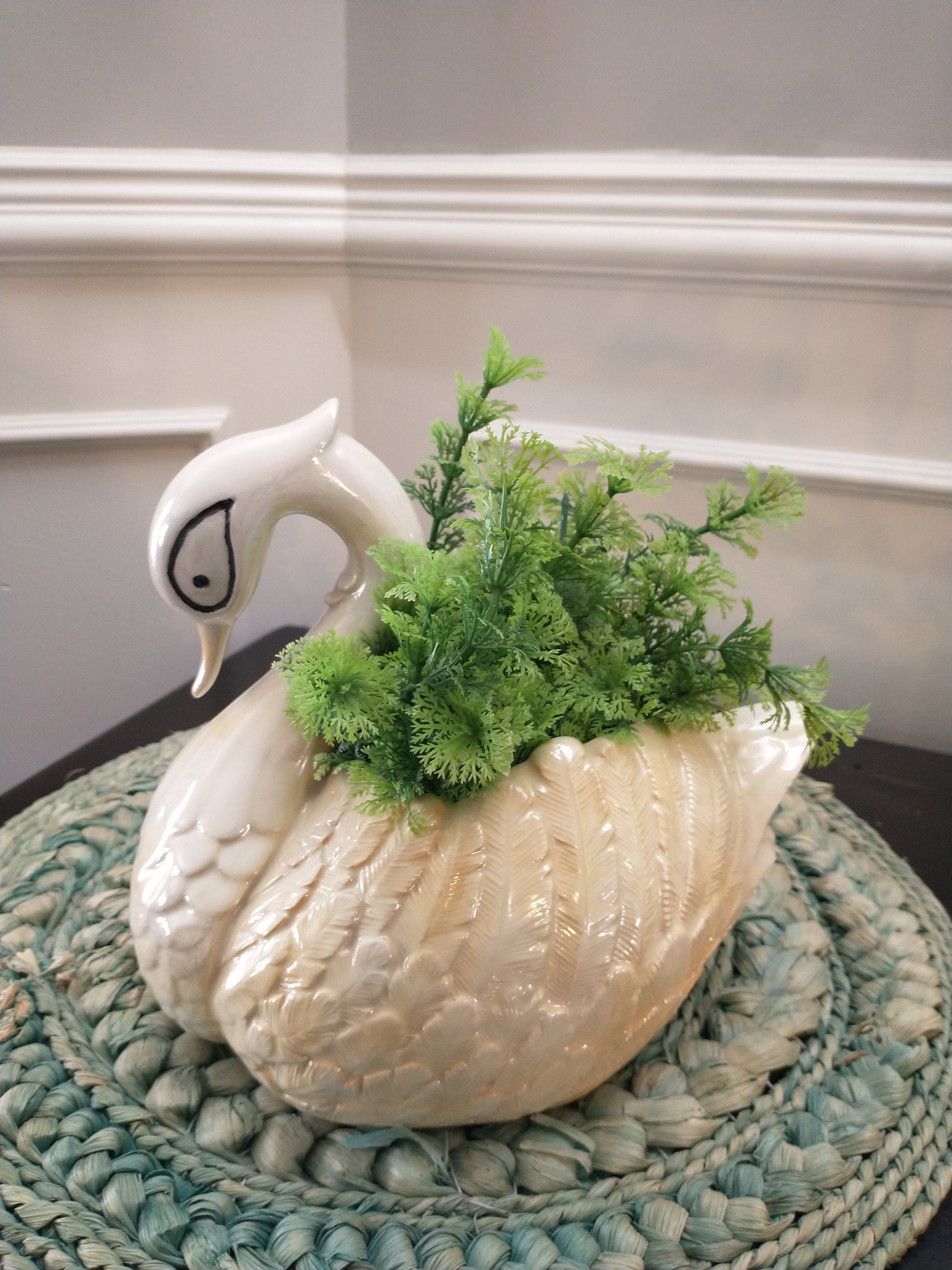 Swan, Planter Pot, Plant Holder, Vase, Flower Vase, Spring Gift - Etsy