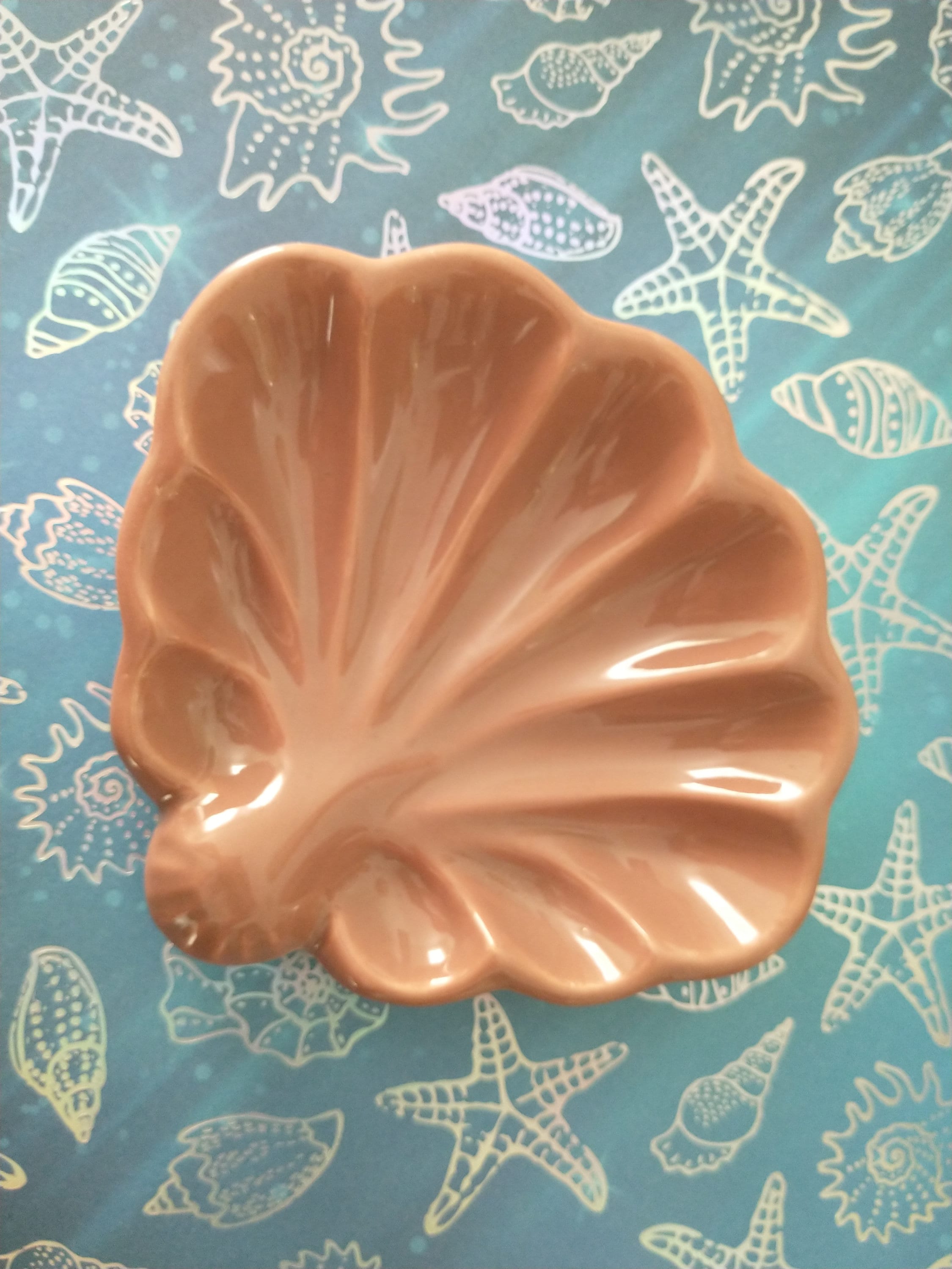 Vintage Mid Century Seashell Dish - Etsy
