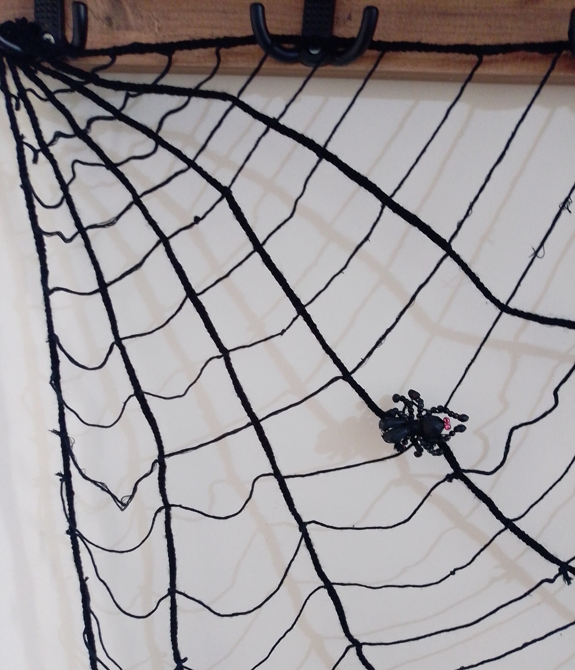 Spider Web Door Corner Decor, Creepy Spider Web and Crawling Spiders ...