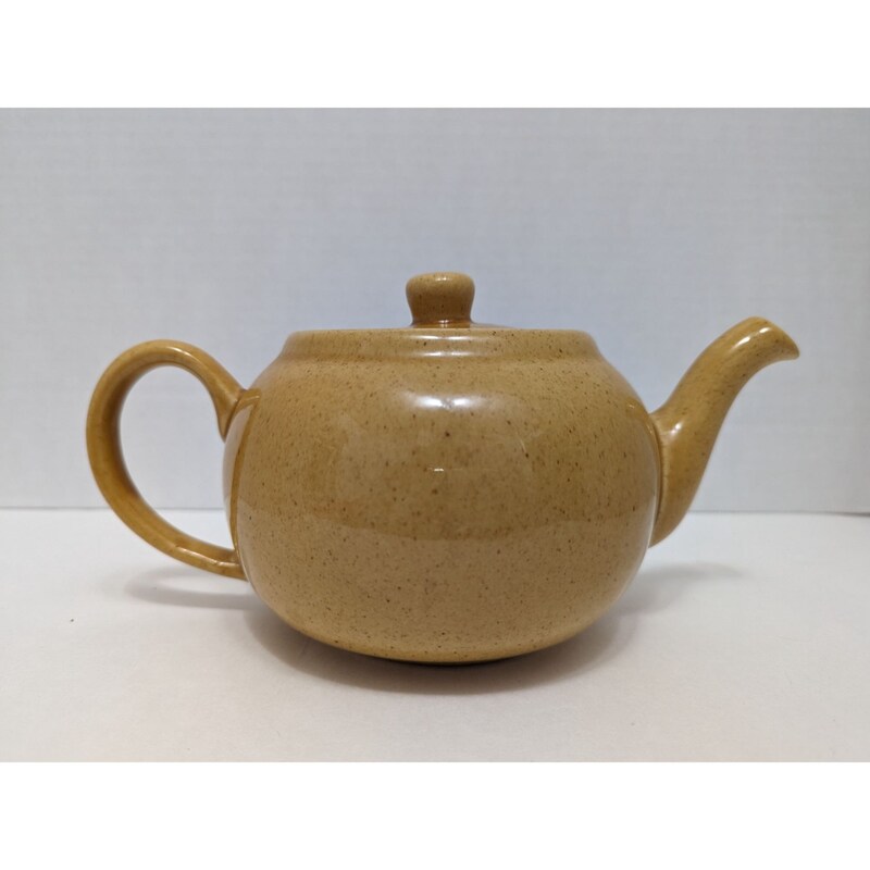 Mustard Tea Pot - Etsy