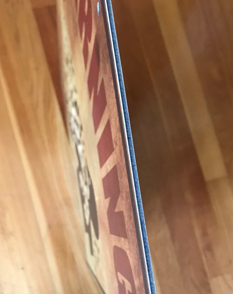 Cool MONARCH GODZILLA SHELTER 2 Aluminum Warning Sign - Etsy