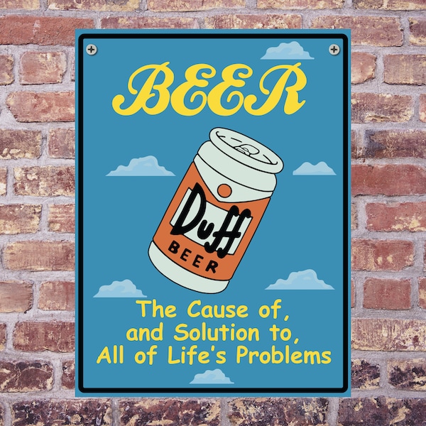 Beer Warning Sign - Etsy