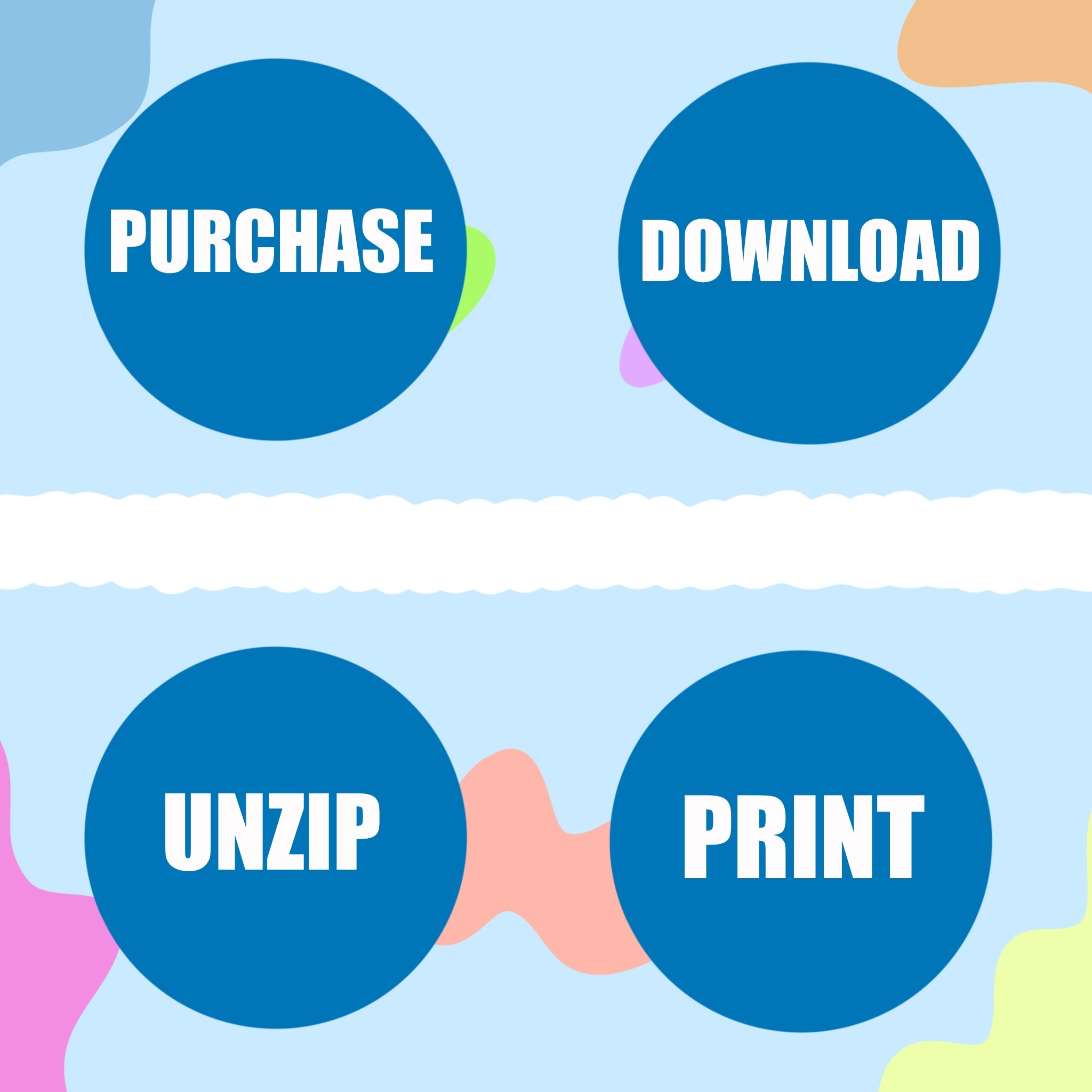 Custom Coloring Page Pack, Digital Personalized Coloring Book, Hand ...