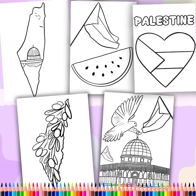 Free Palestine Coloring Pages Download, Palestinian Flag Coloring Book ...