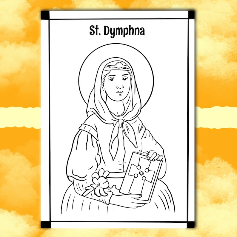Catholic Saints Coloring Pages, Saints Day Activity (digital Download ...