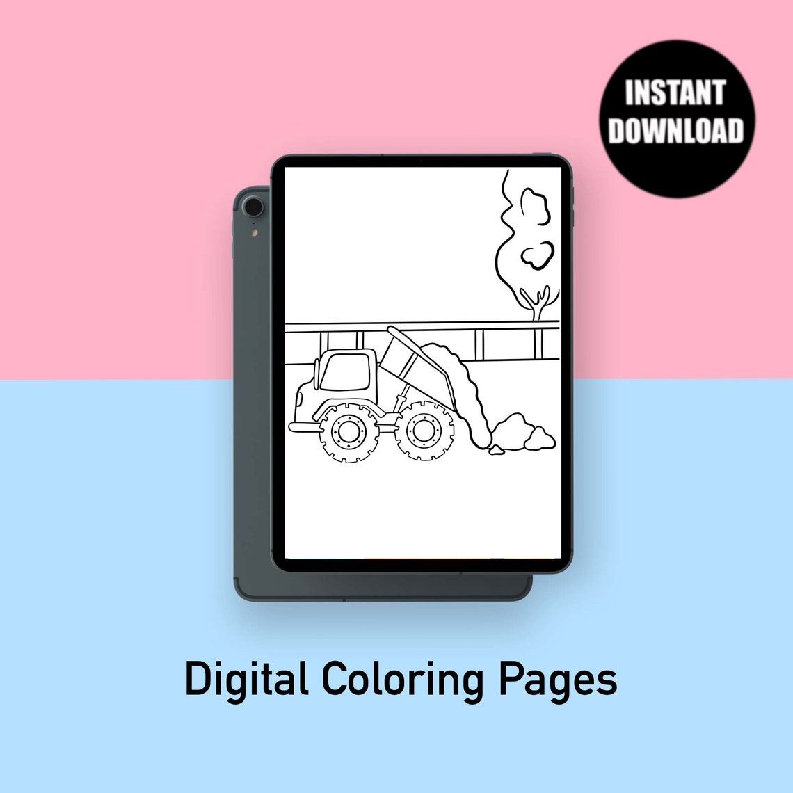 Vehicle Coloring Pages, Construction Jpeg Printable Page, Vehicle ...