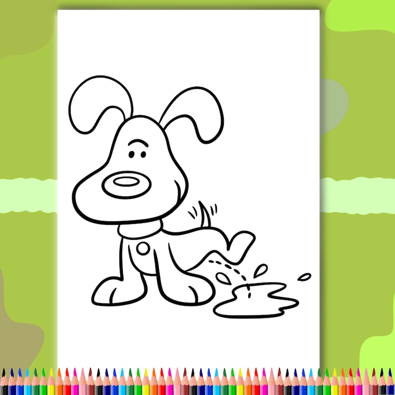 Pooping Animals Coloring Book, Funny Printable Activity (jpeg Download ...