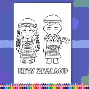 Jpeg New Zealand Coloring Pages, Printable World Culture Coloring Book ...