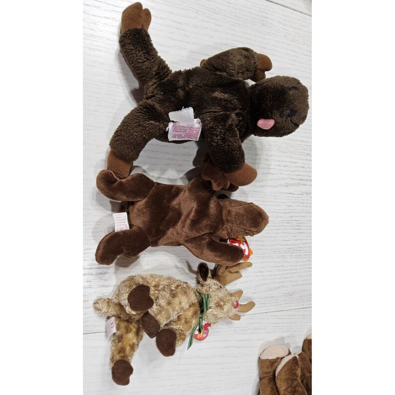 6 Plush Animal Stuffed Toy Christmas Moose Boyd Dakin Ty Rudy - Etsy