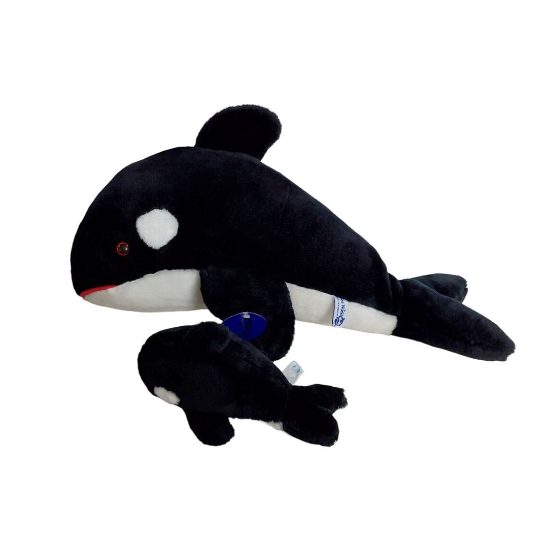 Sea World 21 Orca Killer Whale Baby Stuffed Animal Plush Stuffy Toy ...