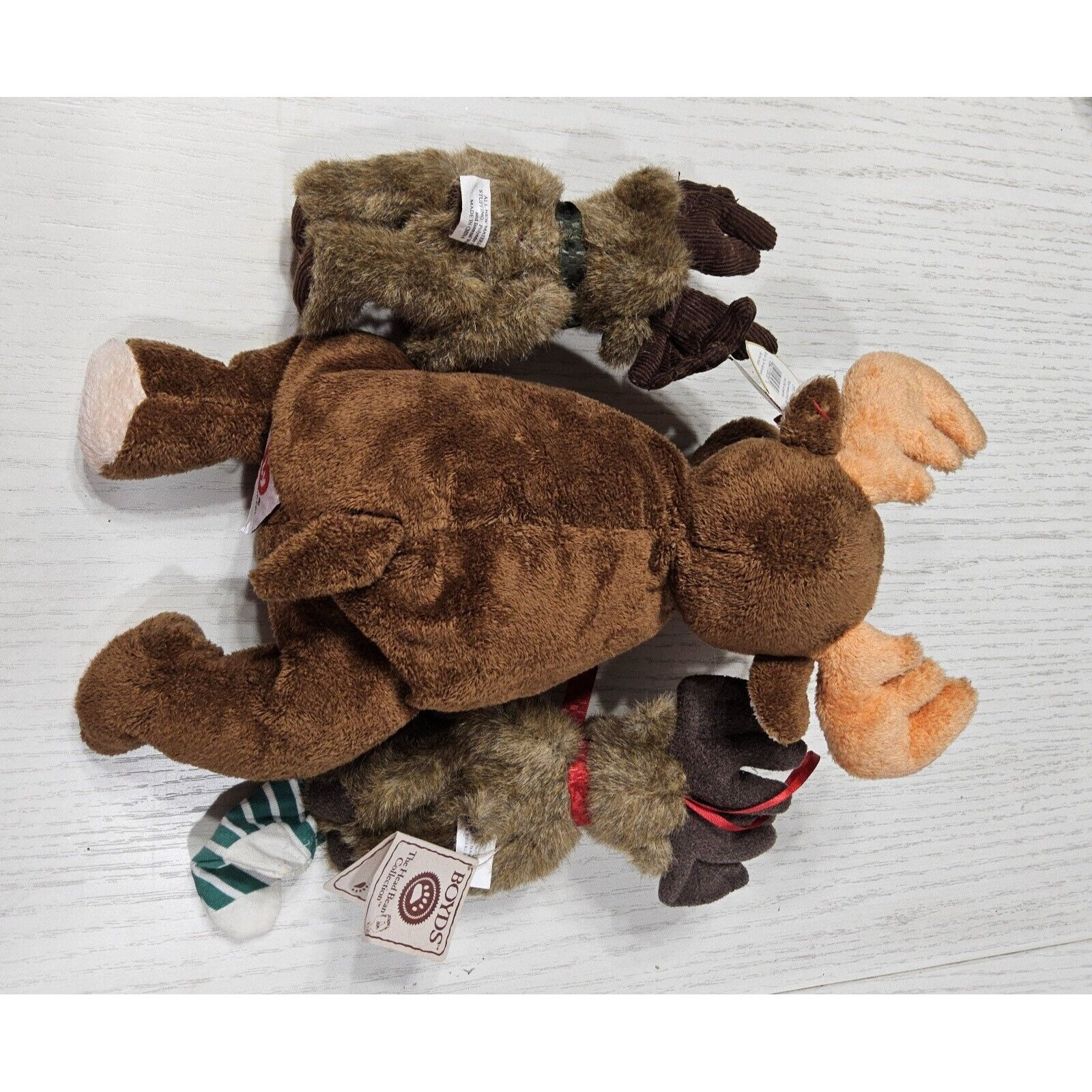 6 Plush Animal Stuffed Toy Christmas Moose Boyd Dakin Ty Rudy - Etsy