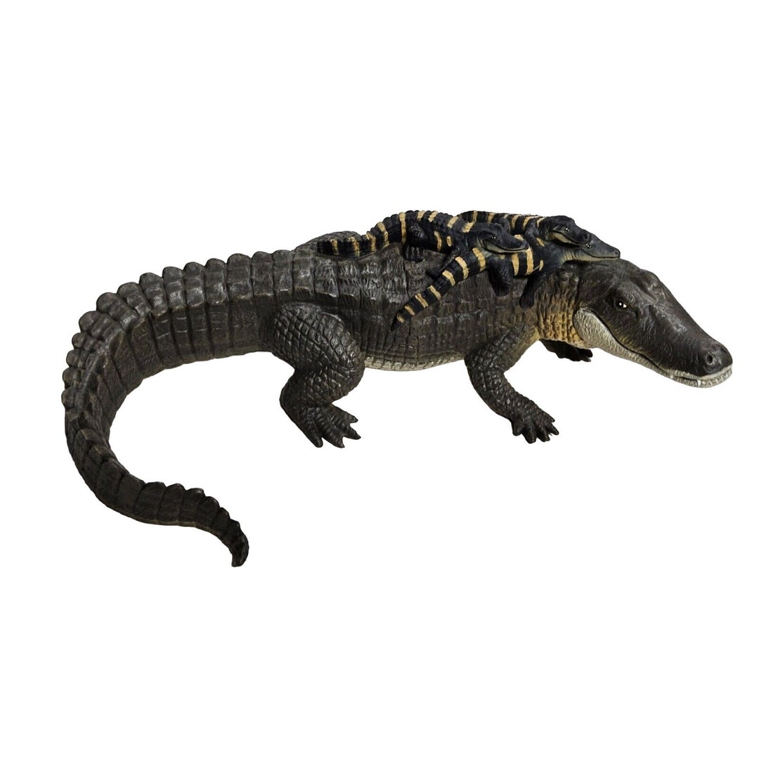 2004 Alligator W/ Babies Incredible Creatures Safari Ltd 1018 Toys ...