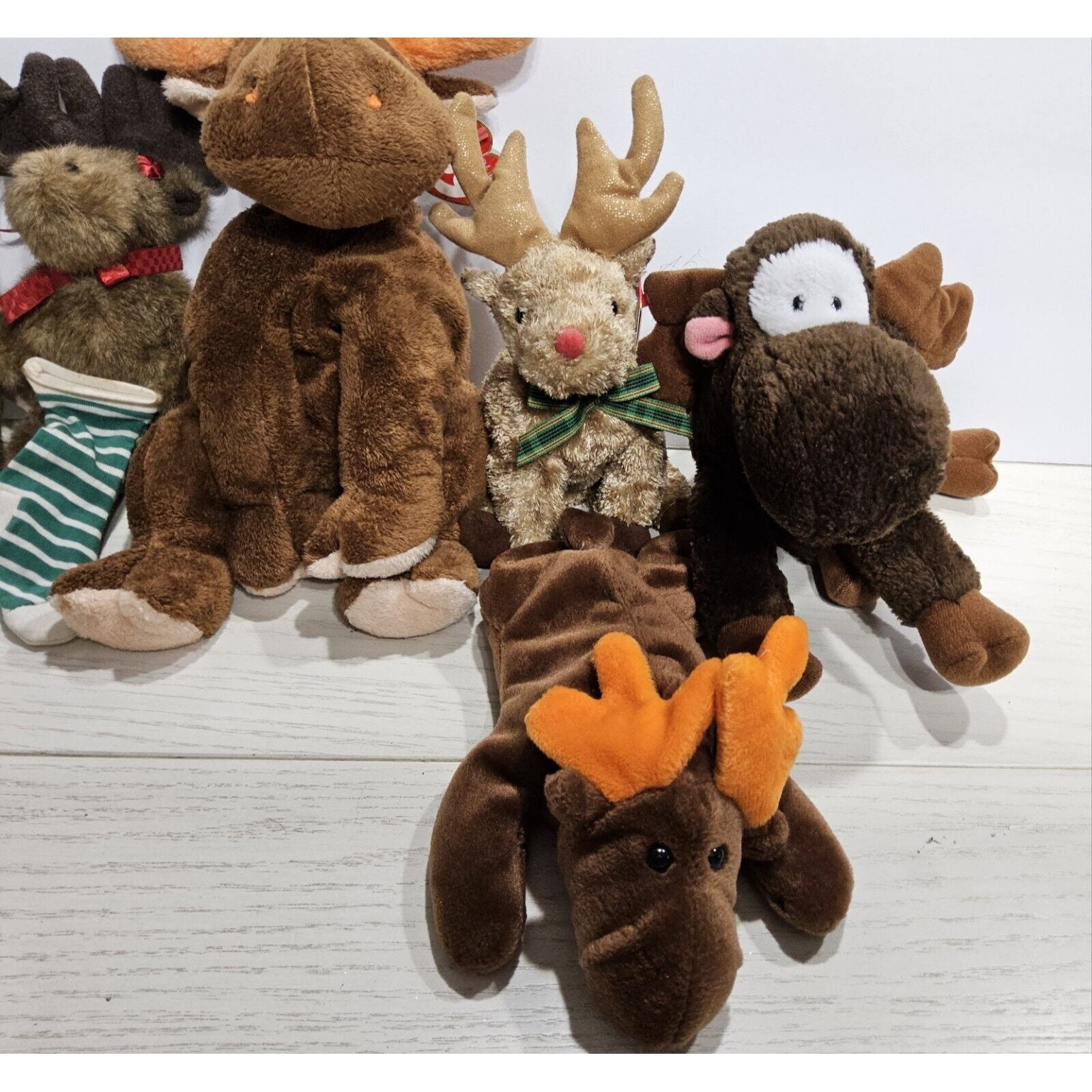 6 Plush Animal Stuffed Toy Christmas Moose Boyd Dakin Ty Rudy - Etsy