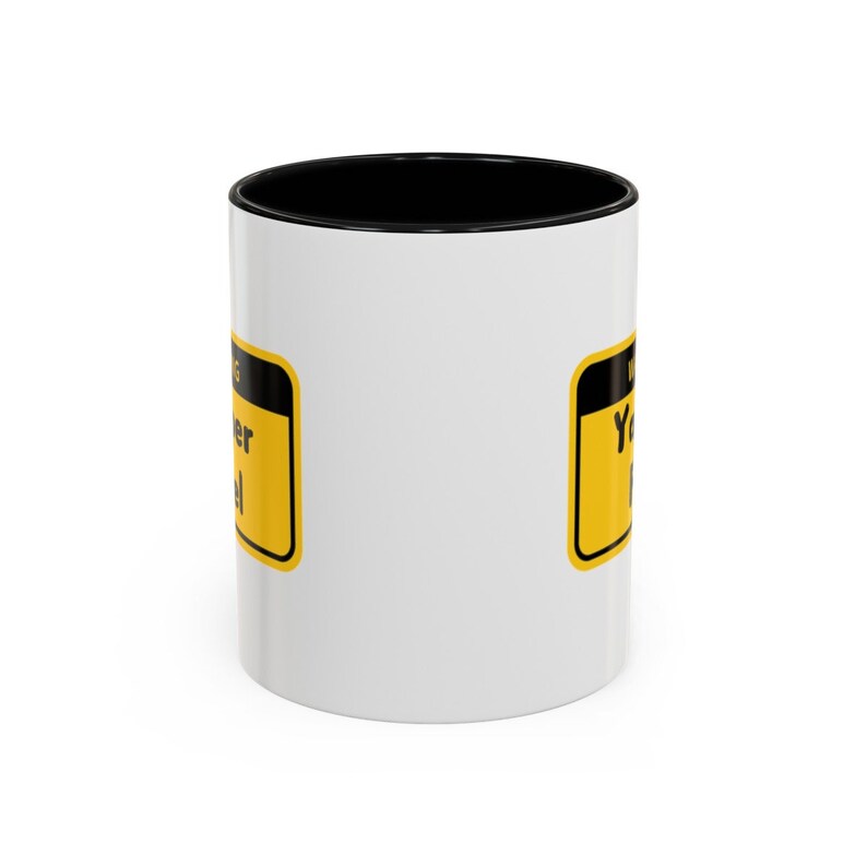 Yapper Fuel Warning Sign Coffee Cup, Certified Yapper Sarcastic Tea Mug ...