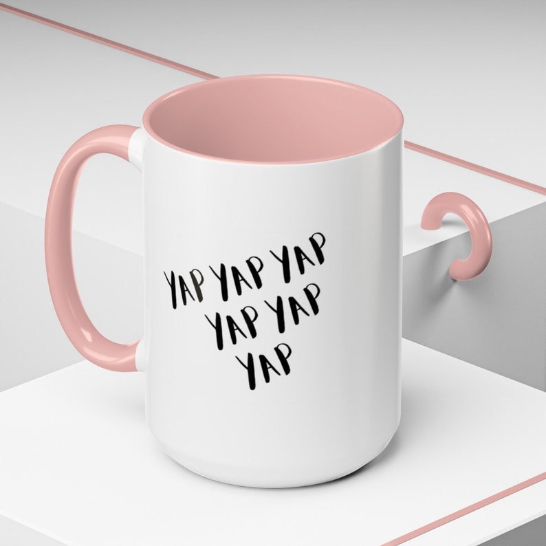 The Yap Yap Yap Coffee Mug, Sarcastic Funny Meme Cup, Gag Gift Coworker ...